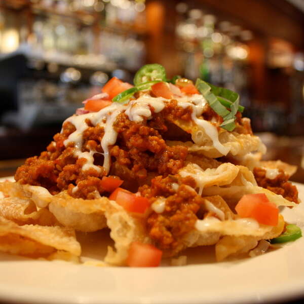 Pasta Nachos at Puccini & Pinetti: A Bar in San Francisco, CA - Thrillist