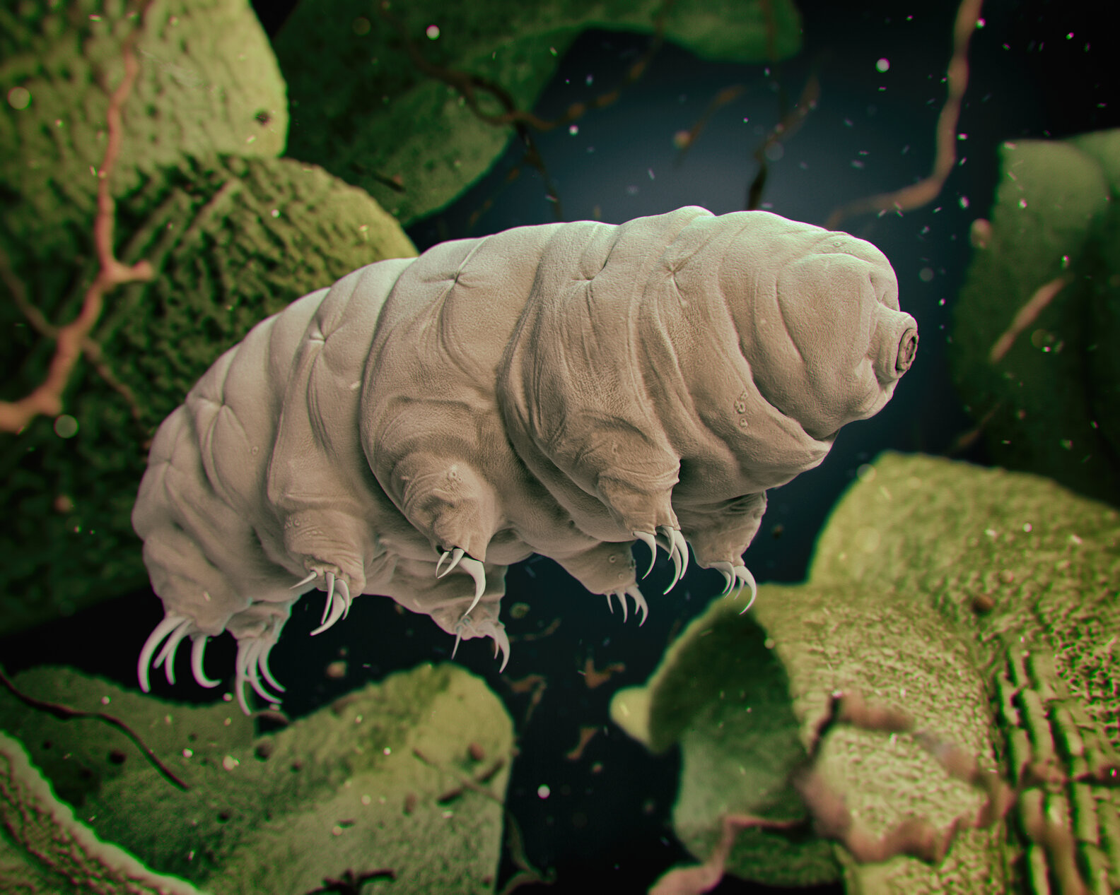 Camera Captures Adorable Little 'Water Bear' Enjoying A Tiny Snack ...