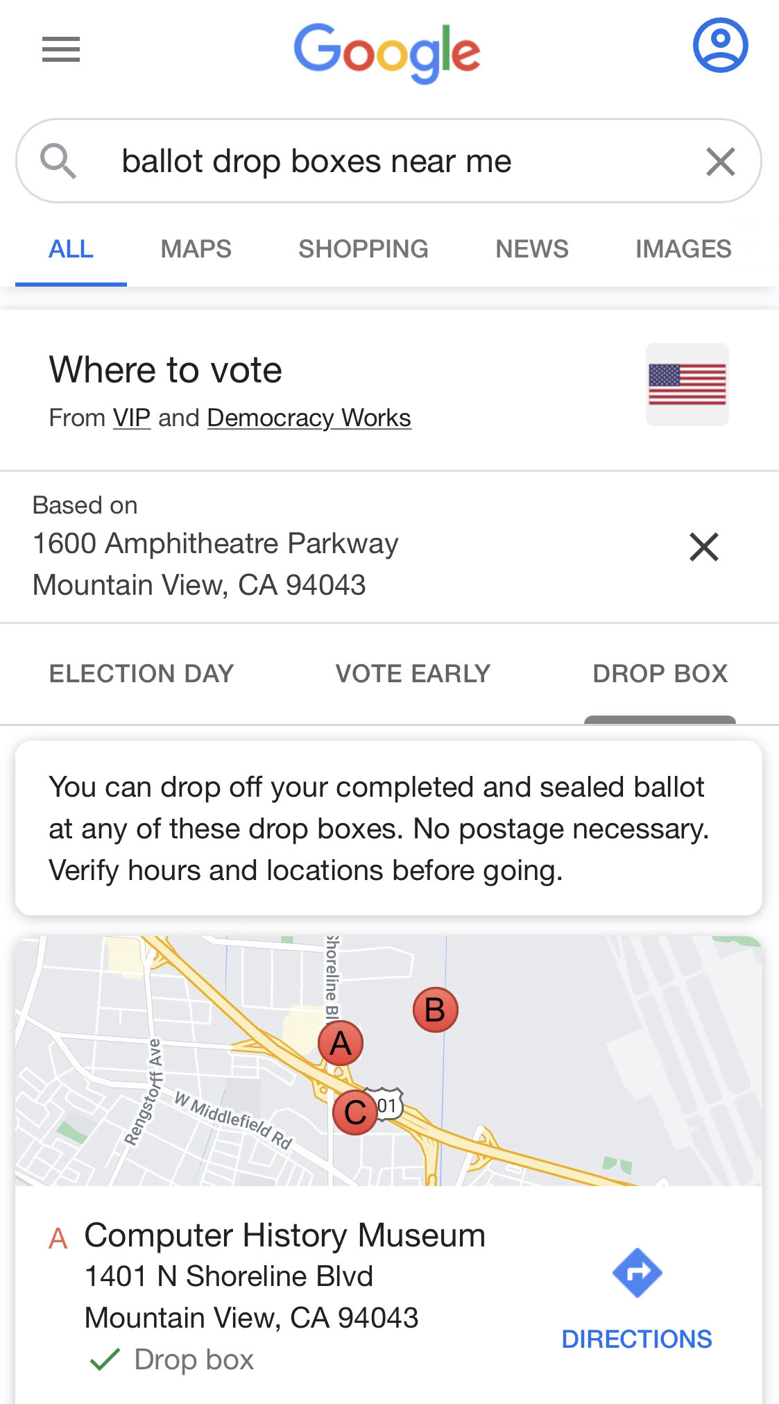 Google Makes it Easy to Find Your Local Polling Place on Election Day ...