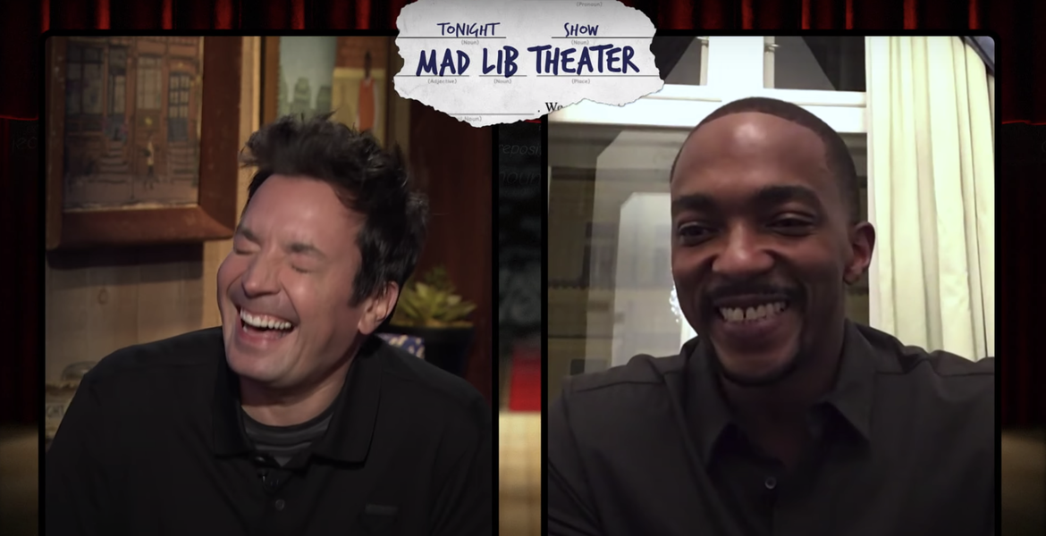 Jimmy Fallon's 'Mad Lib Theater' With Anthony Mackie Went Off the Rails ...