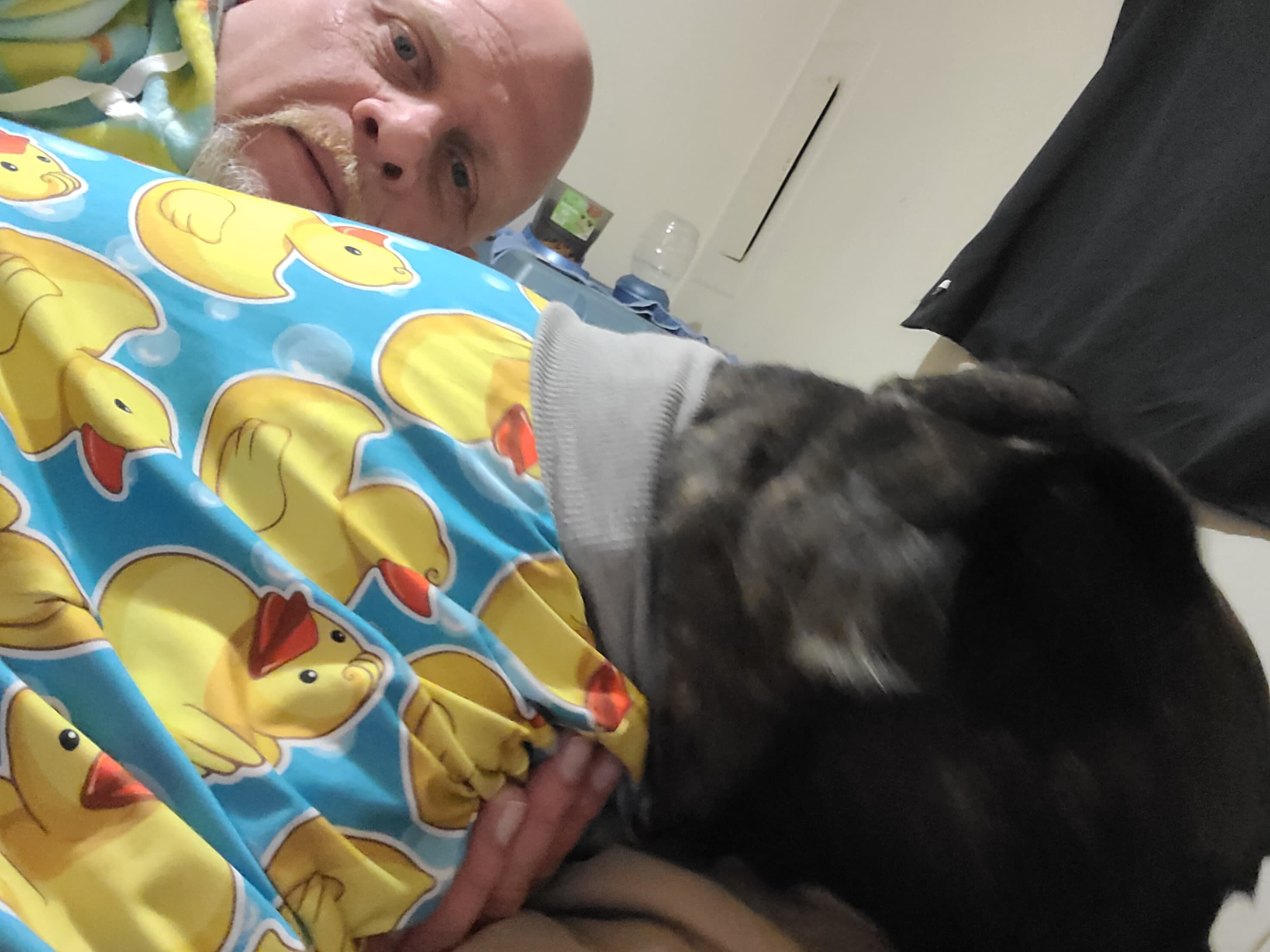 Dad And Dog Get Matching Rubber Ducky Pajamas - The Dodo