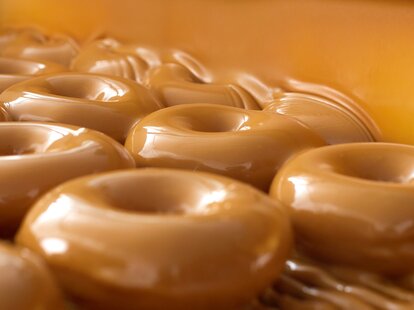 Krispy Kreme Adds Caramel Glazed & Salted Double Caramel Crunch Donuts ...