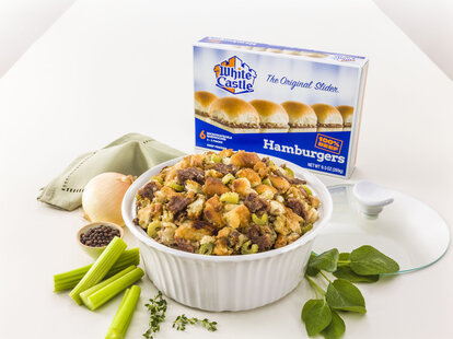 New Vegetarian Stuffing Recipe Uses White Castle Impossible Sliders ...
