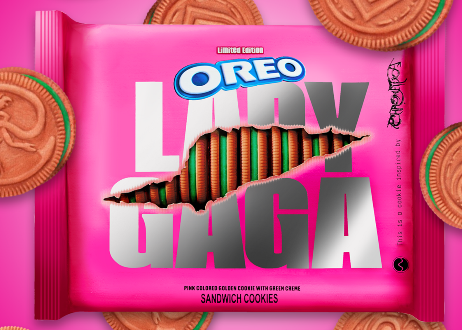 Oreo & Lady Gaga's 'Chromatica'-Themed Cookies Look Out of This World ...