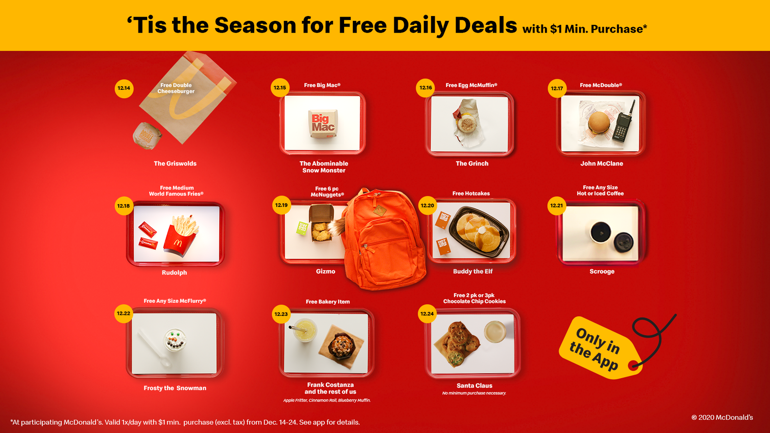 McDonald's Is Offering Holiday Free Food Deals Through December 24 ...