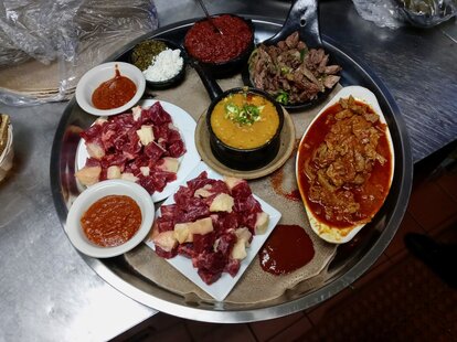 Ethiopian Food Raw Meat