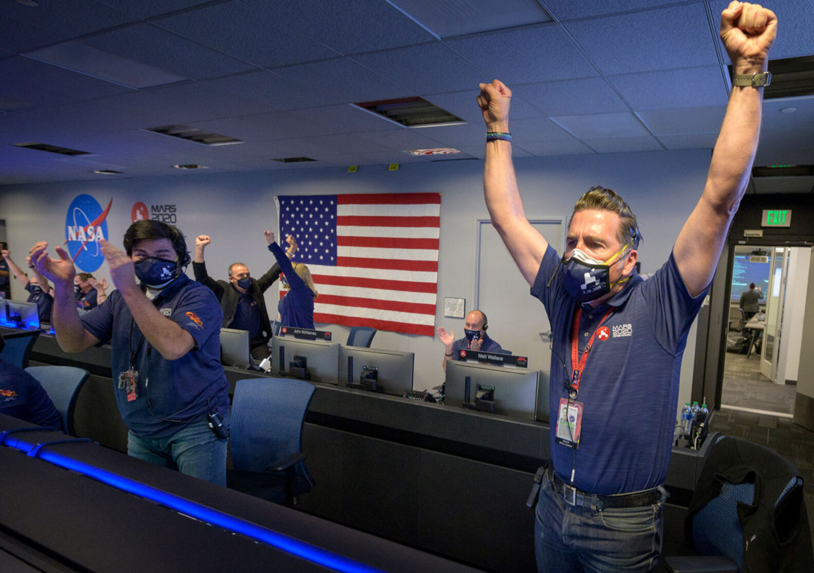 Watch the Moment NASA Celebrated the Mars Perseverance Rover Landing ...