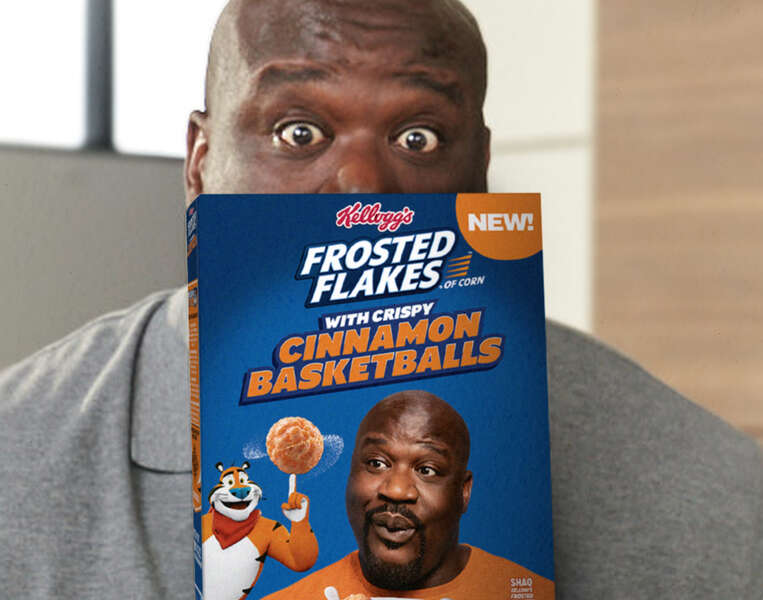 Frosted Flakes & Shaq Are Releasing 'Crispy Cinnamon Basketballs ...