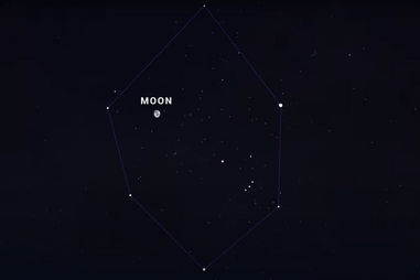Watch the Moon Cross the Winter Hexagon This Weekend - Thrillist