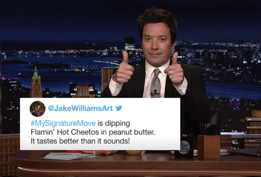 Jimmy Fallon 'Hashtags': People Share Their 'Signature Move' - Thrillist