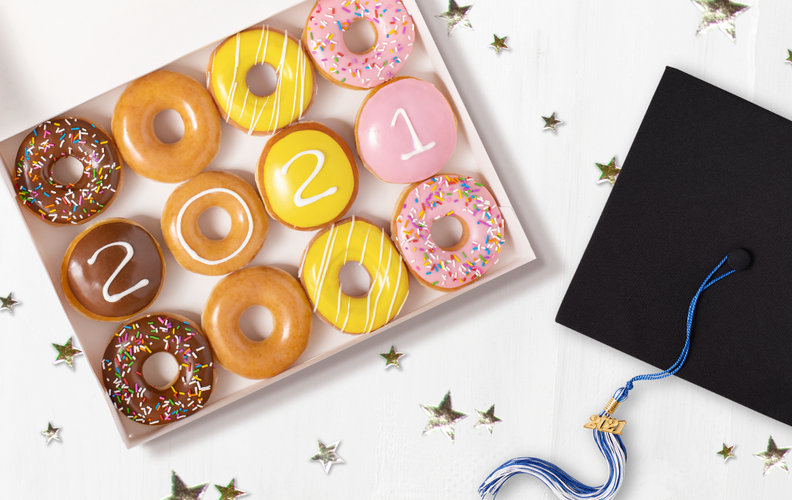 Krispy Kreme Is Giving a Free Dozen Donuts to 2021 Graduates - Thrillist