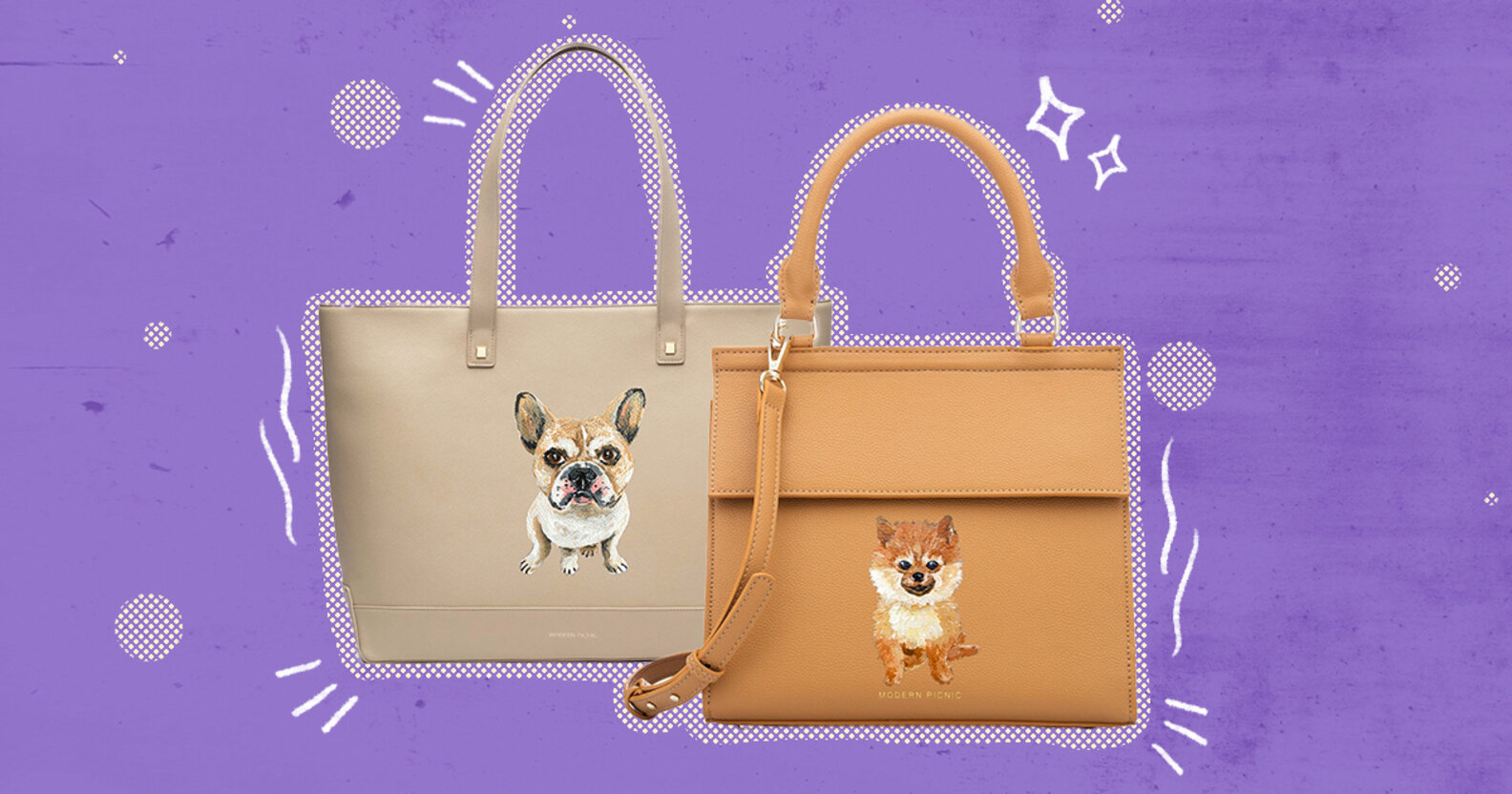 These Modern Picnic Custom Pet Purses Are Actually Super Stylish ...