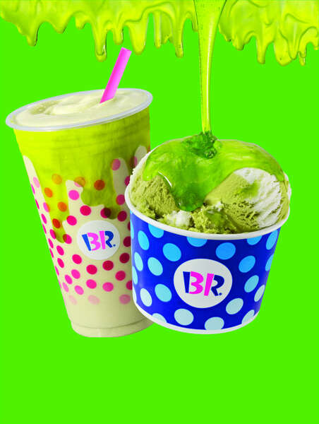 Baskin-Robbins Is Now Offering a New Sour Berry Slime Topping - Thrillist