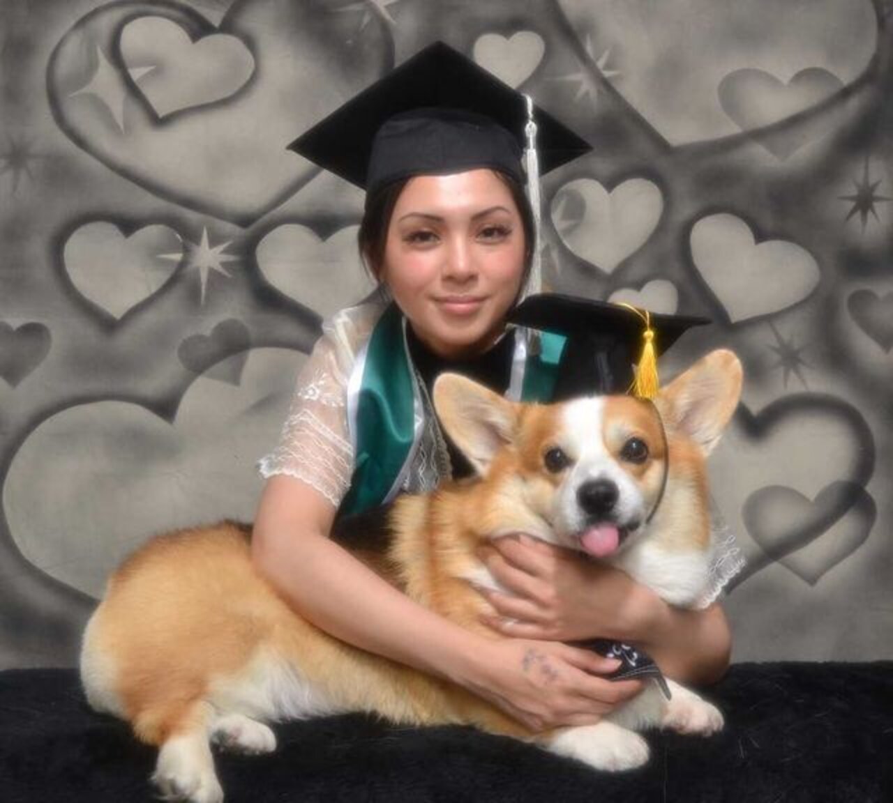 Student Does Photo Shoot With The Pup Who Helped Her Graduate - The Dodo