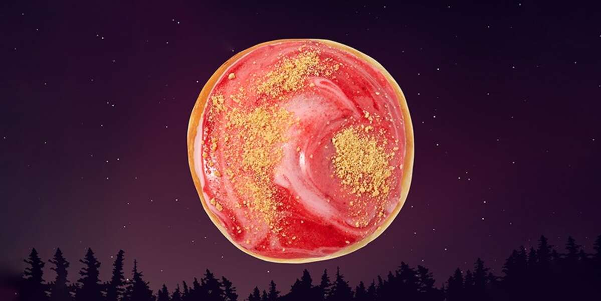Krispy Kreme Releases Strawberry Supermoon Donut for Thursday's ...