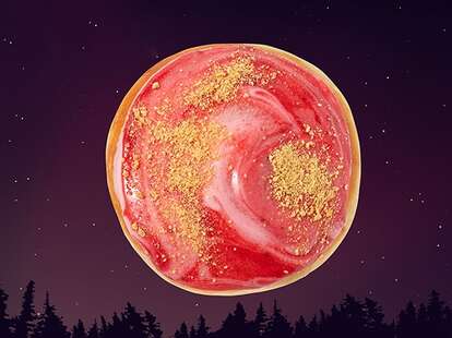 Krispy Kreme Releases Strawberry Supermoon Donut for Thursday's ...
