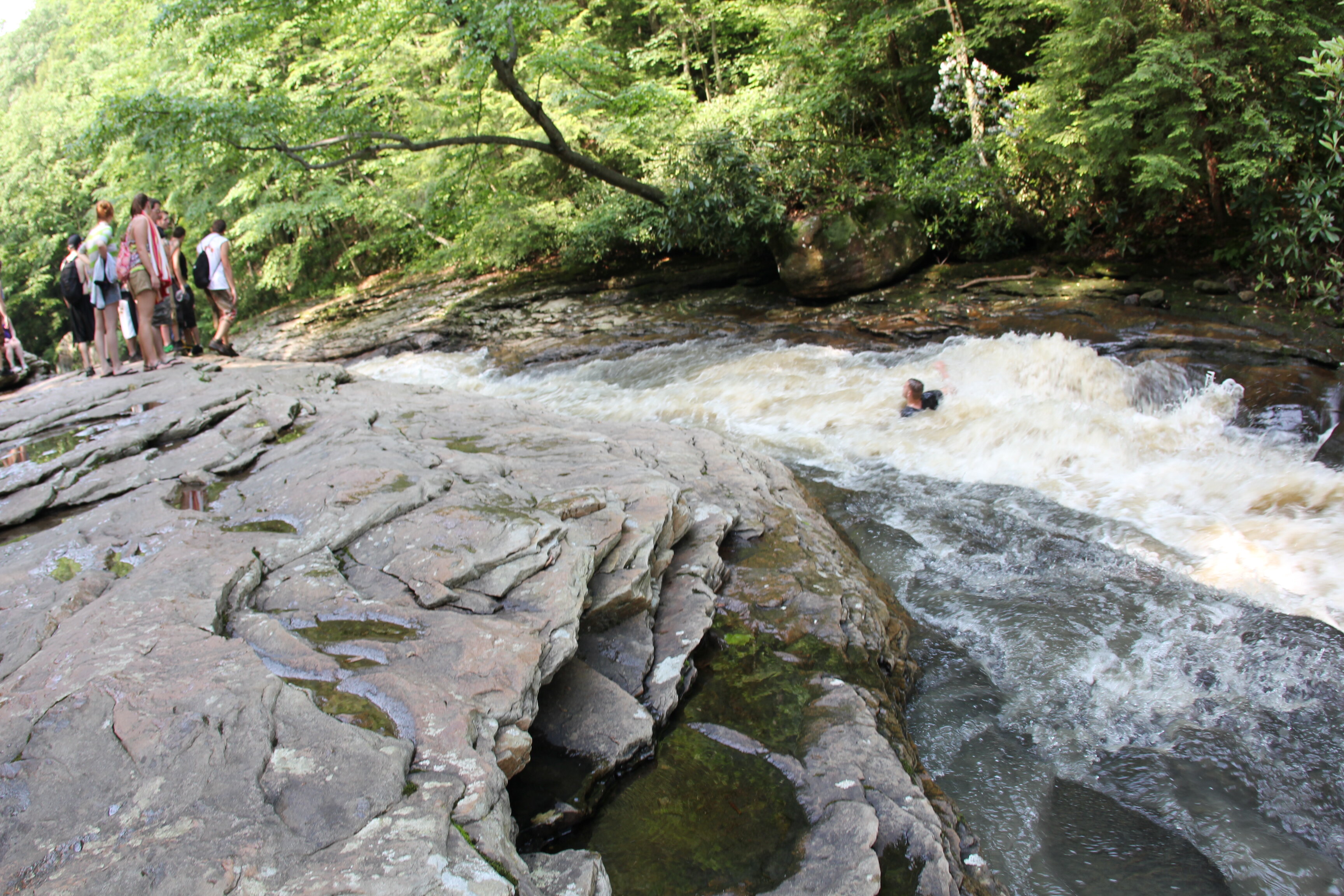 North Carolina Natural Water Slide