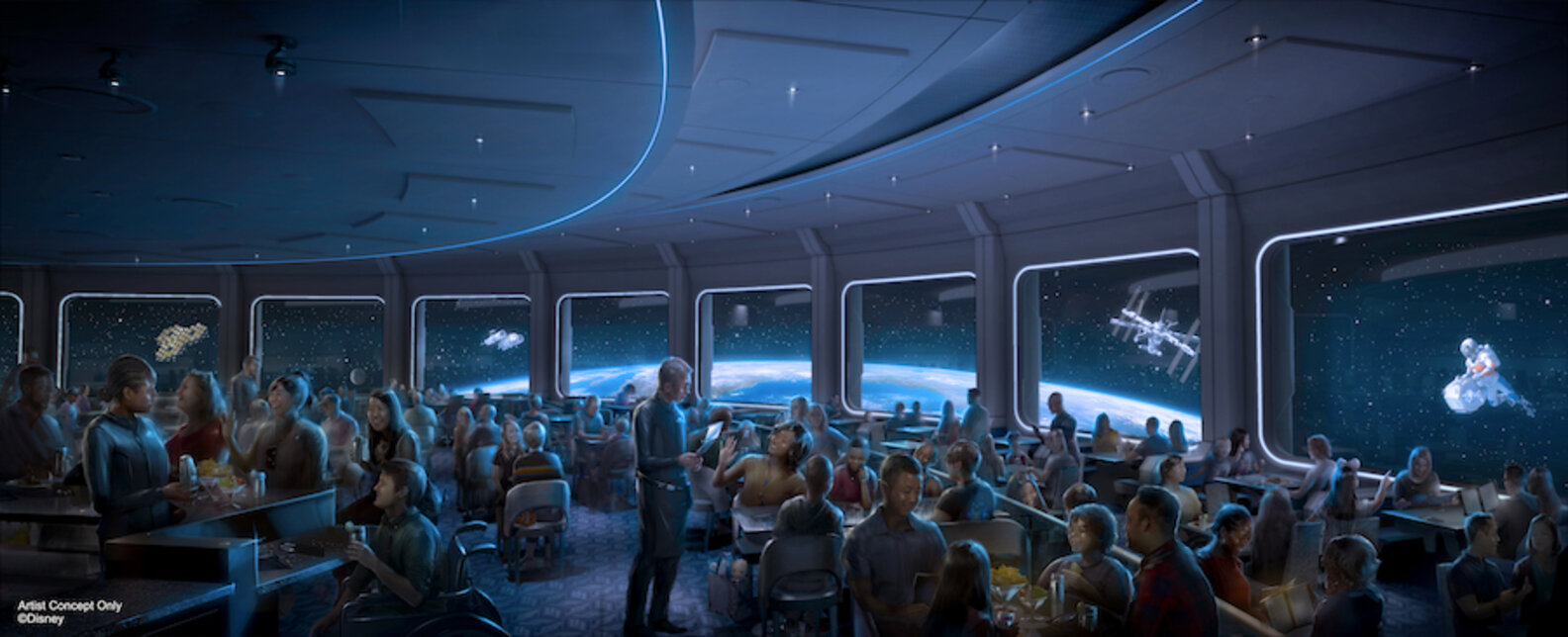 Disney Space 220: Check Out New Photos of the Space-Themed Restaurant ...