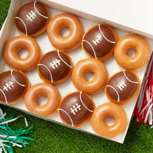 Krispy Kreme Is Bringing Back Football Donuts for 2021 - Thrillist