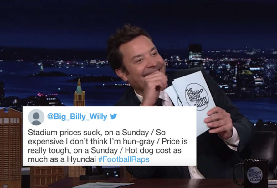 Jimmy Fallon Hashtags: Viewers Wrote Football Raps for the NFL Opener ...
