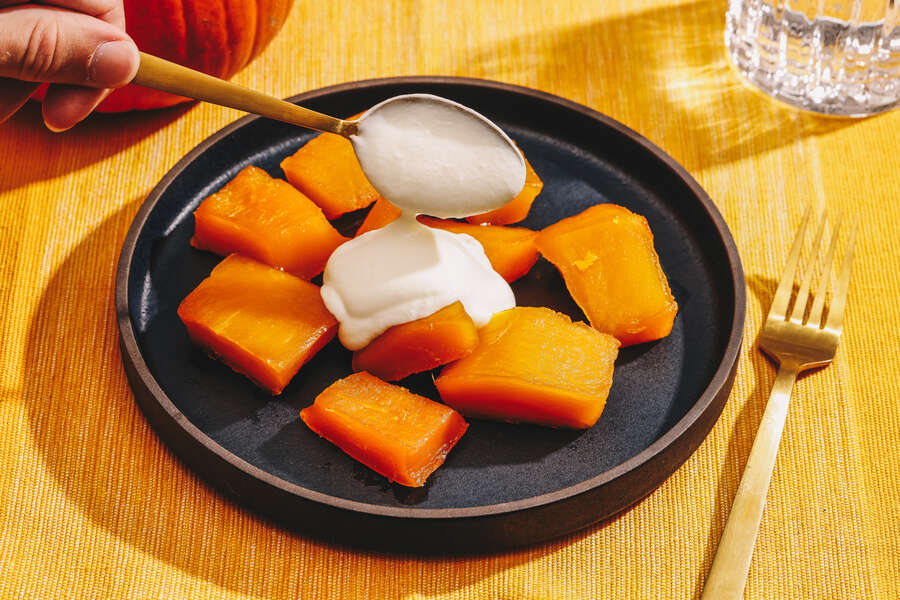 How to Make a Kaddo Bourani Pumpkin Appetizer - Thrillist
