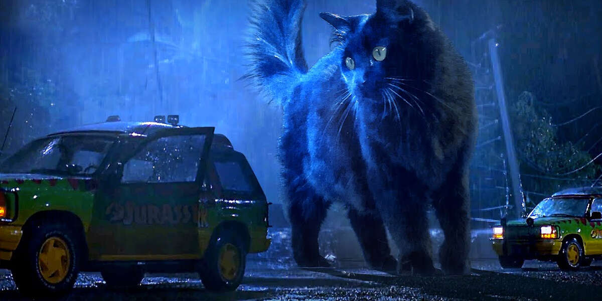 Cat Stars In Hilarious Remake Of T. Rex Scene From 'Jurassic Park ...