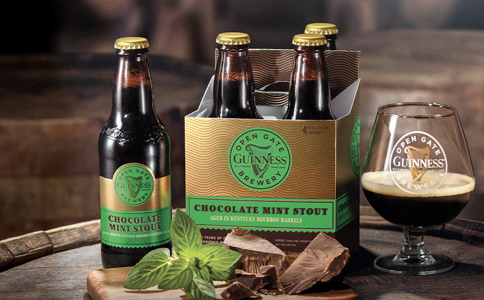 Guinness Releases Chocolate Mint Stout Aged in Bourbon Barrels - Thrillist
