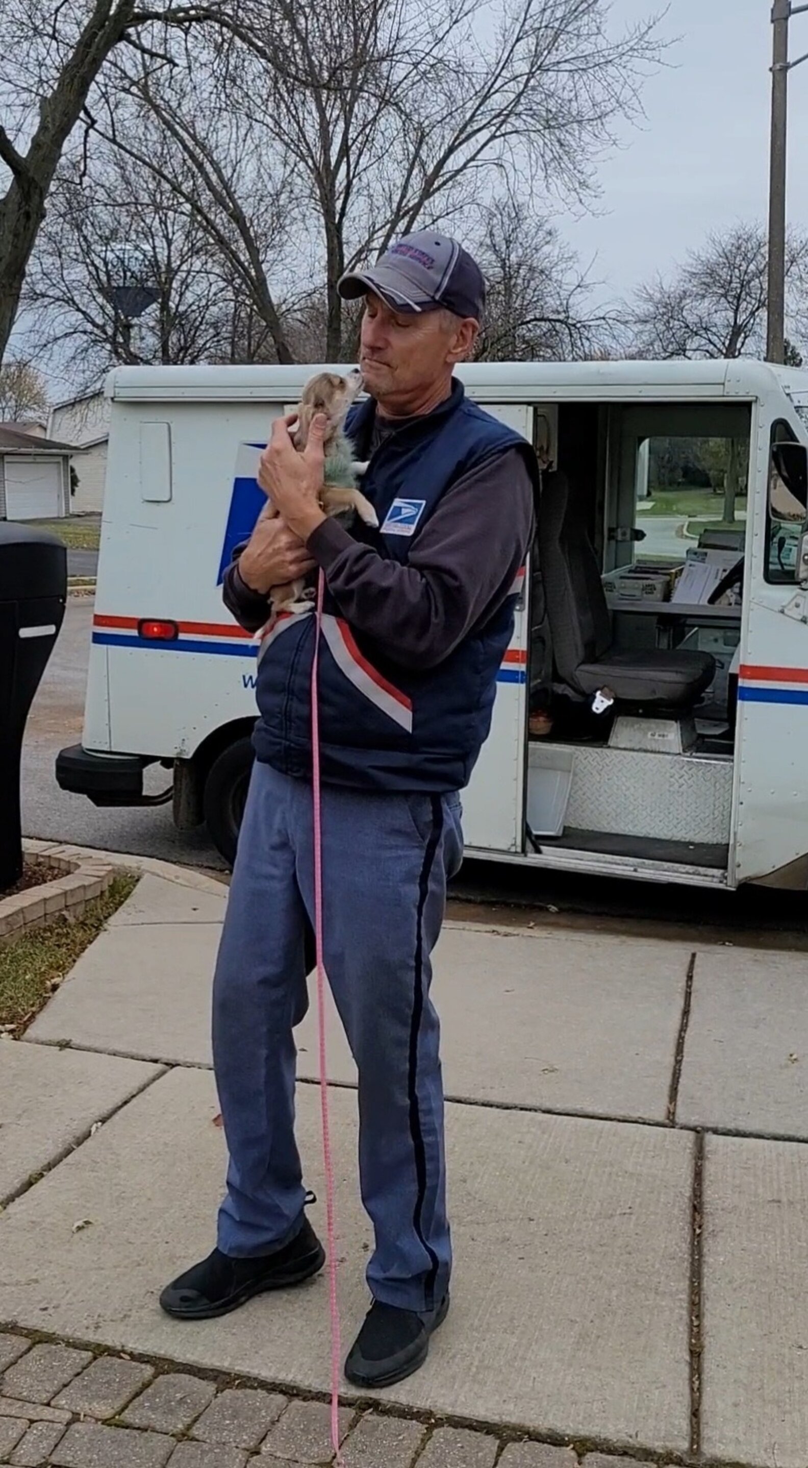 Tiny Dog Waits Every Day For A Visit From Her Favorite Mailman - The Dodo