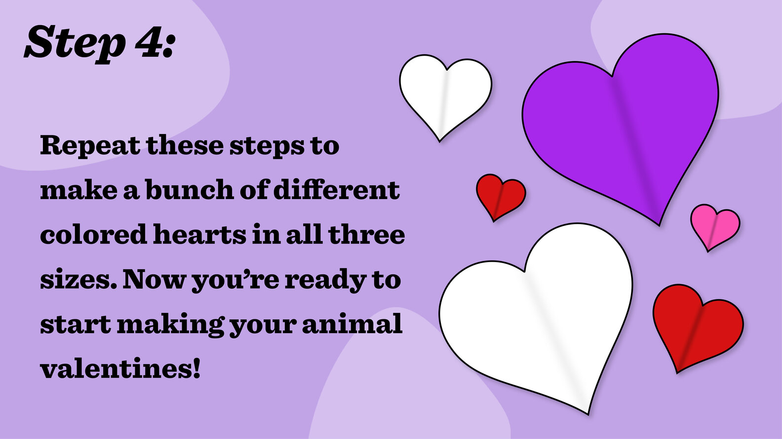 Make Animal Valentines Just Using Heart Shapes - The Dodo