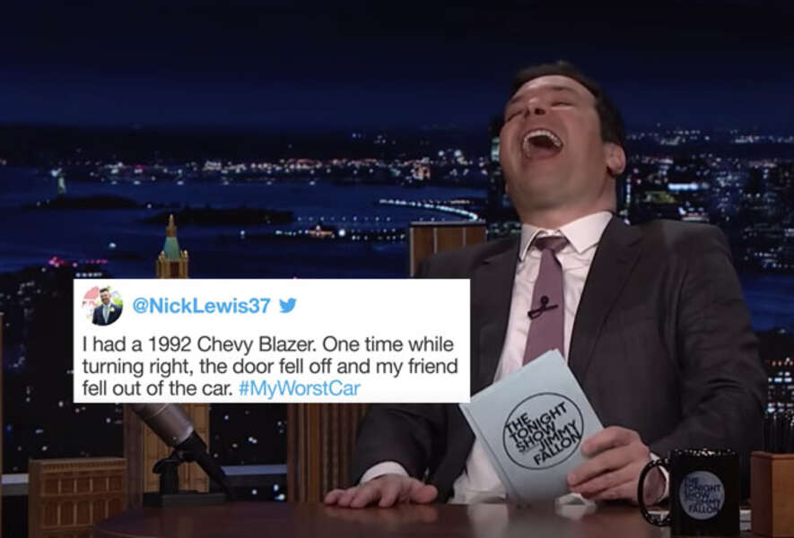 Jimmy Fallon Hashtags: Tonight Show Shares Stories About Awful Cars ...
