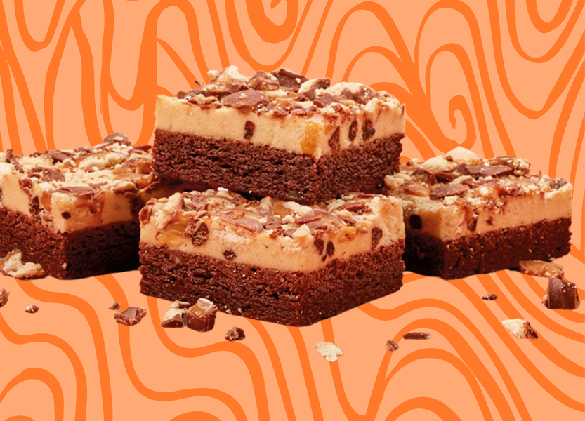 Little Caesars Releases New Twix-Topped Cookie Dough Brownie - Thrillist