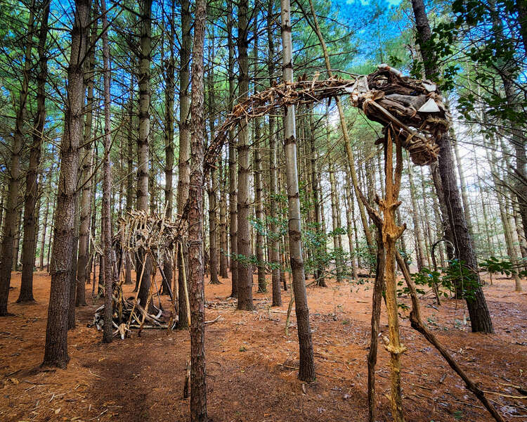 Dinosaur Statues in New Jersey's Allaire State Park - Thrillist