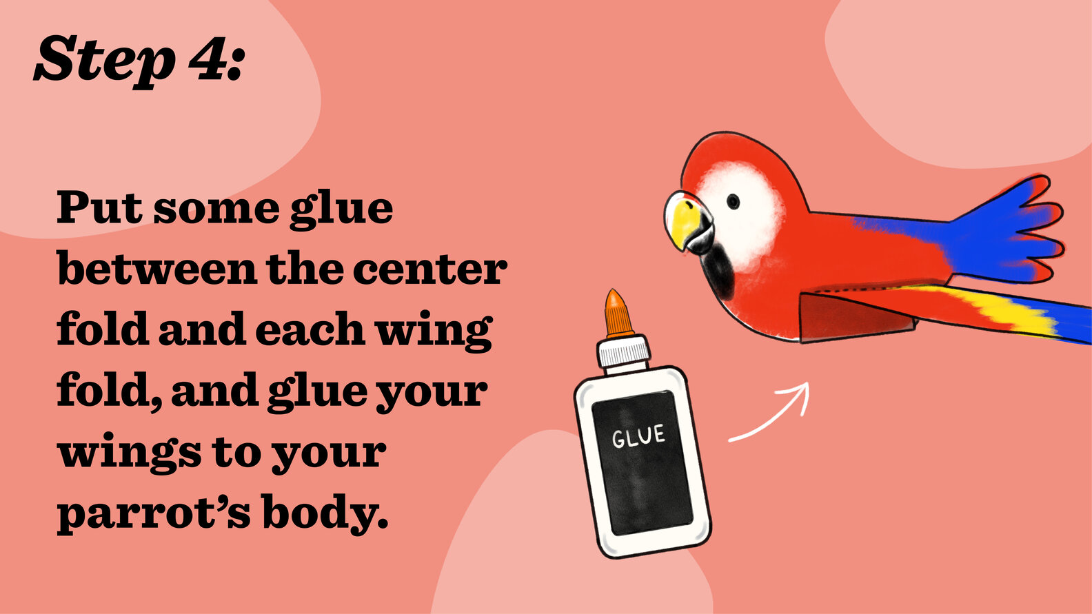 Travel Crafts: Make A Super Colorful Flying Parrot Using Straws - The Dodo