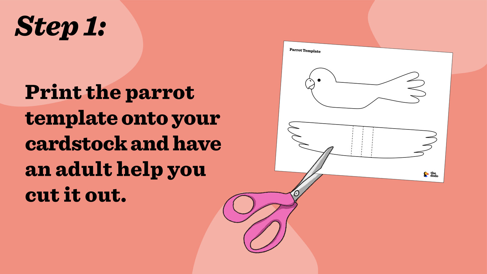 Travel Crafts: Make A Super Colorful Flying Parrot Using Straws - The Dodo