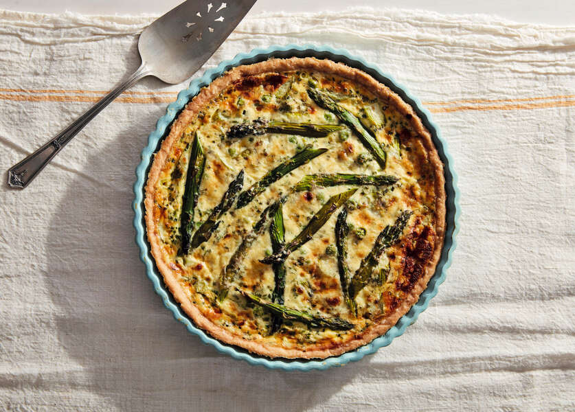 How to Make Asparagus-Lemon Quiche - Thrillist