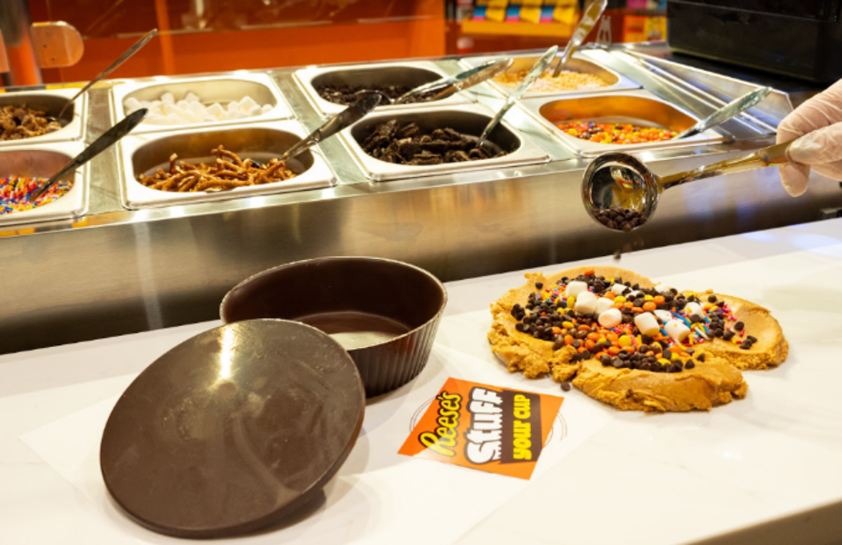 Times Square Hershey Store Offers Stuff Your Cup Customizable Reese's ...