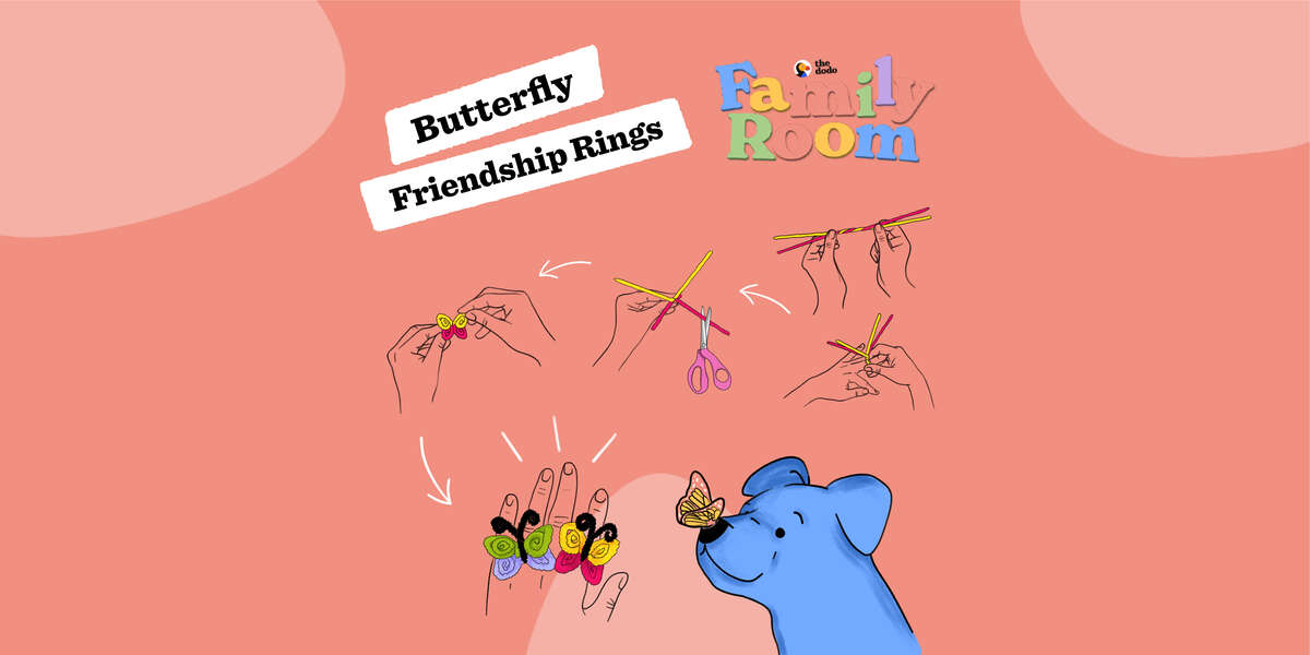 Crafts For Kids: Give Your BFFs Butterly Friendship Rings To Wear All ...