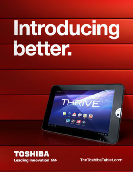 Toshiba's Thrive™ Tablet: A Better Tablet - Thrillist