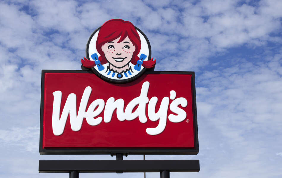 Emo Version of the Wendy's Logo on Display in Camden, London - Thrillist