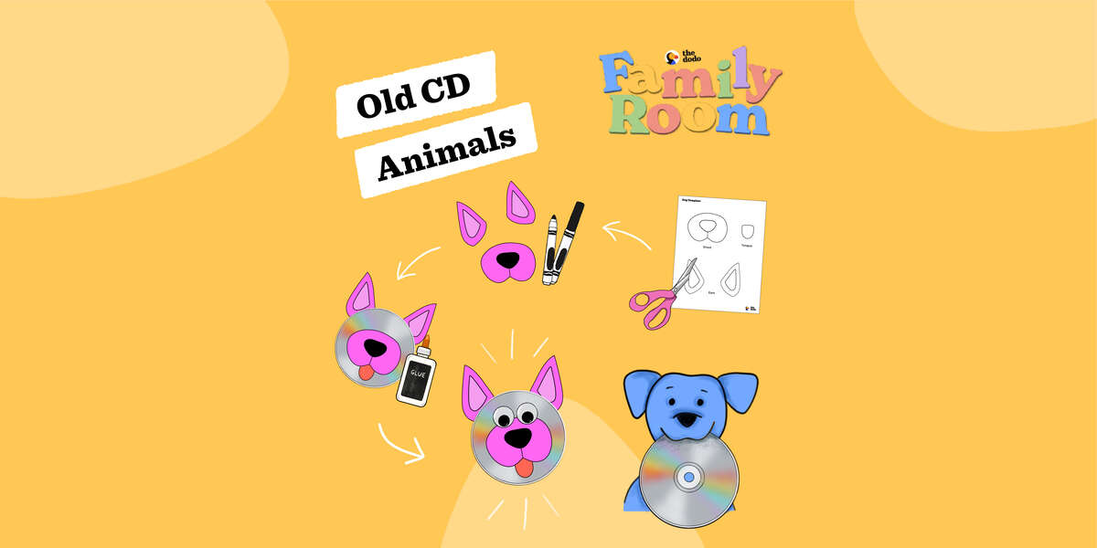 Crafts For Kids: Recycle Old CDs To Make These Adorable Animals - The Dodo