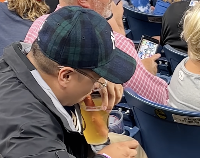 Hot Dog Beer Straw Video at Yankees Game Goes Viral, Inspires Copycats ...