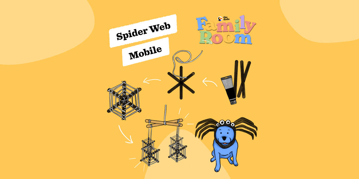 Halloween Crafts For Kids: These Spider Web Mobiles Are Made With ...