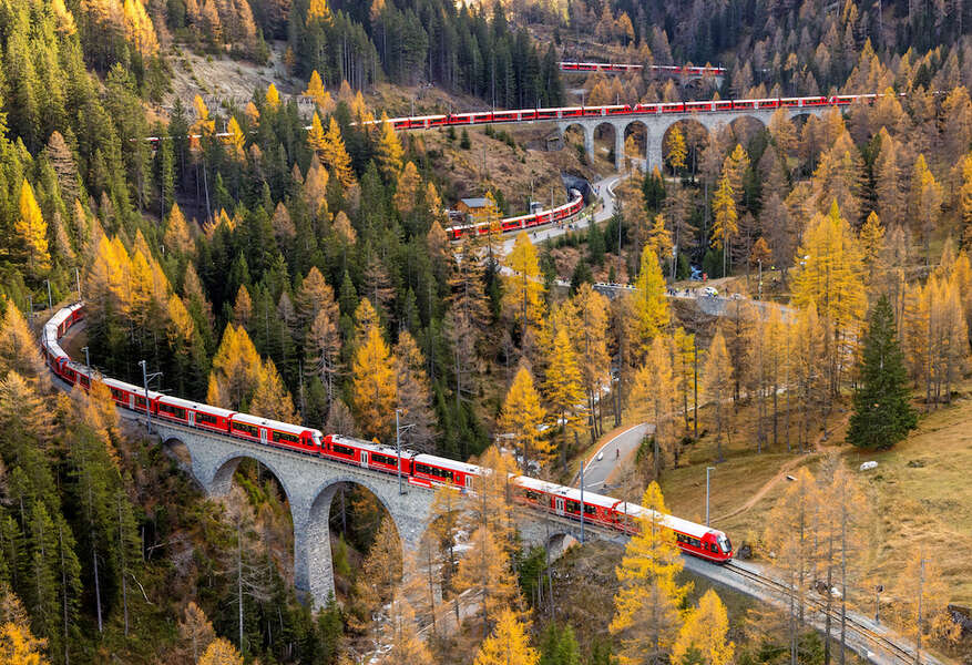 This Train in Switzerland is Now the World's Longest Passenger Train ...