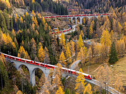 This Train in Switzerland is Now the World's Longest Passenger Train - Thrillist