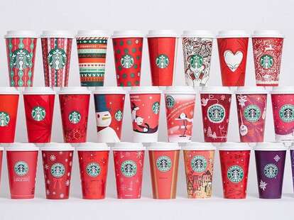 Starbucks Coffee Is Celebrating 25 Years of Its Holiday Cup Design ...