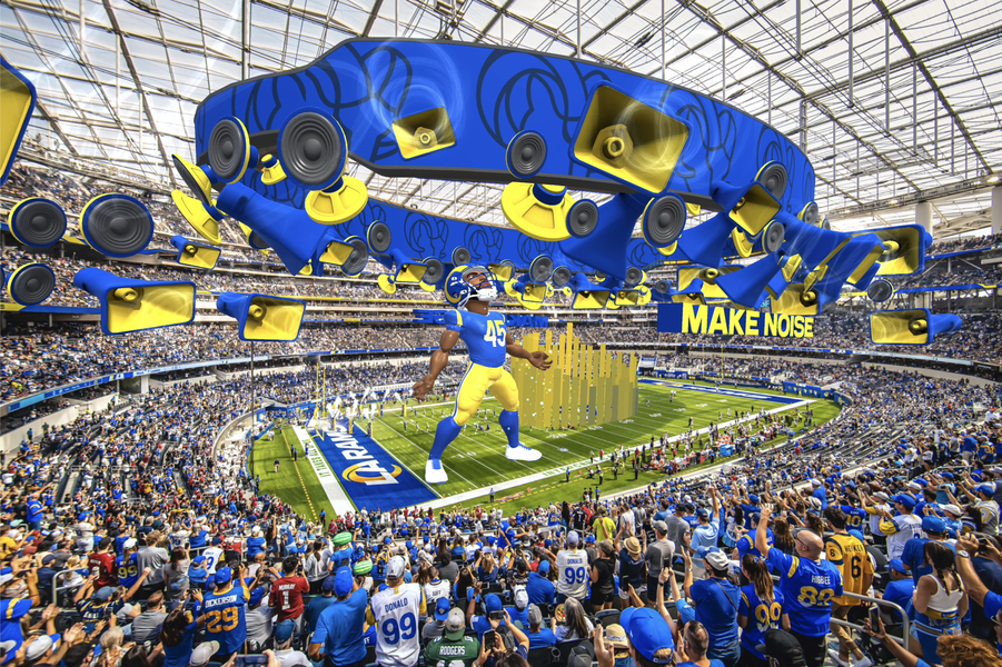 LA Rams Unveil New Interactive Augmented Reality at SoFi Stadium ...