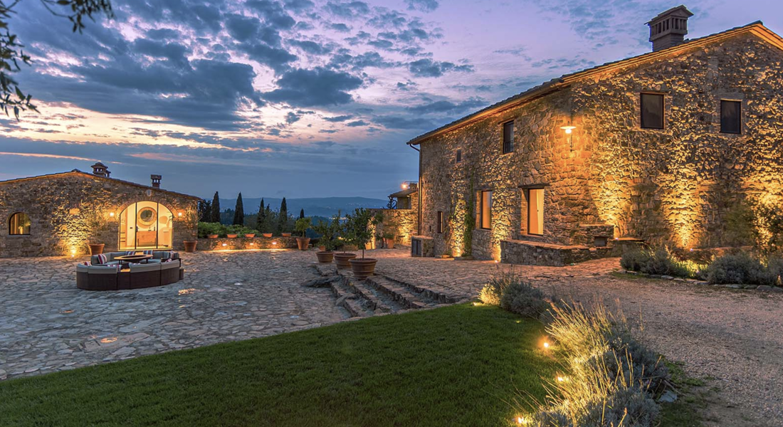 This New Traditional Tuscan Villa Is Filled with Modern Luxuries ...
