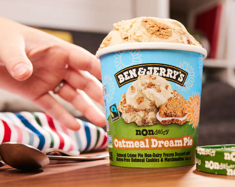 Ben And Jerrys Introduces New Non Dairy Oatmeal Dream Pie Flavor Thrillist