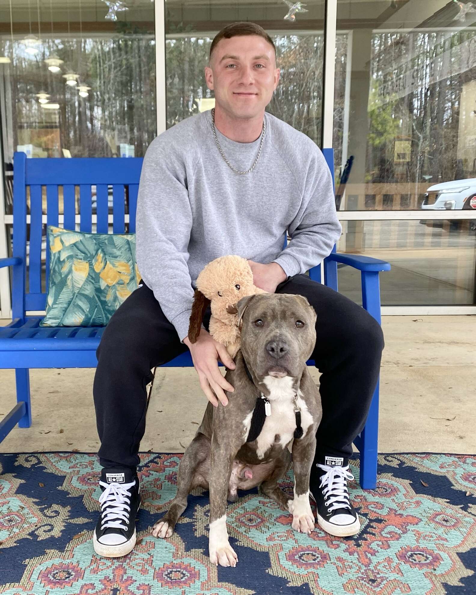 Shelter Dog With Missing Ear Modifies His Favorite Toy To Look Like Him ...