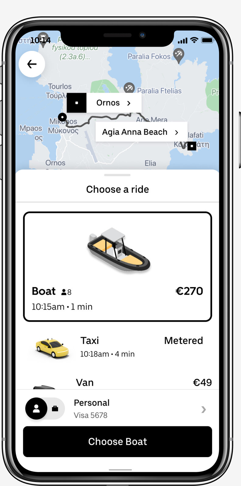 Uber Is Launching Private Chartered Boat Service in Mykonos, Greece ...